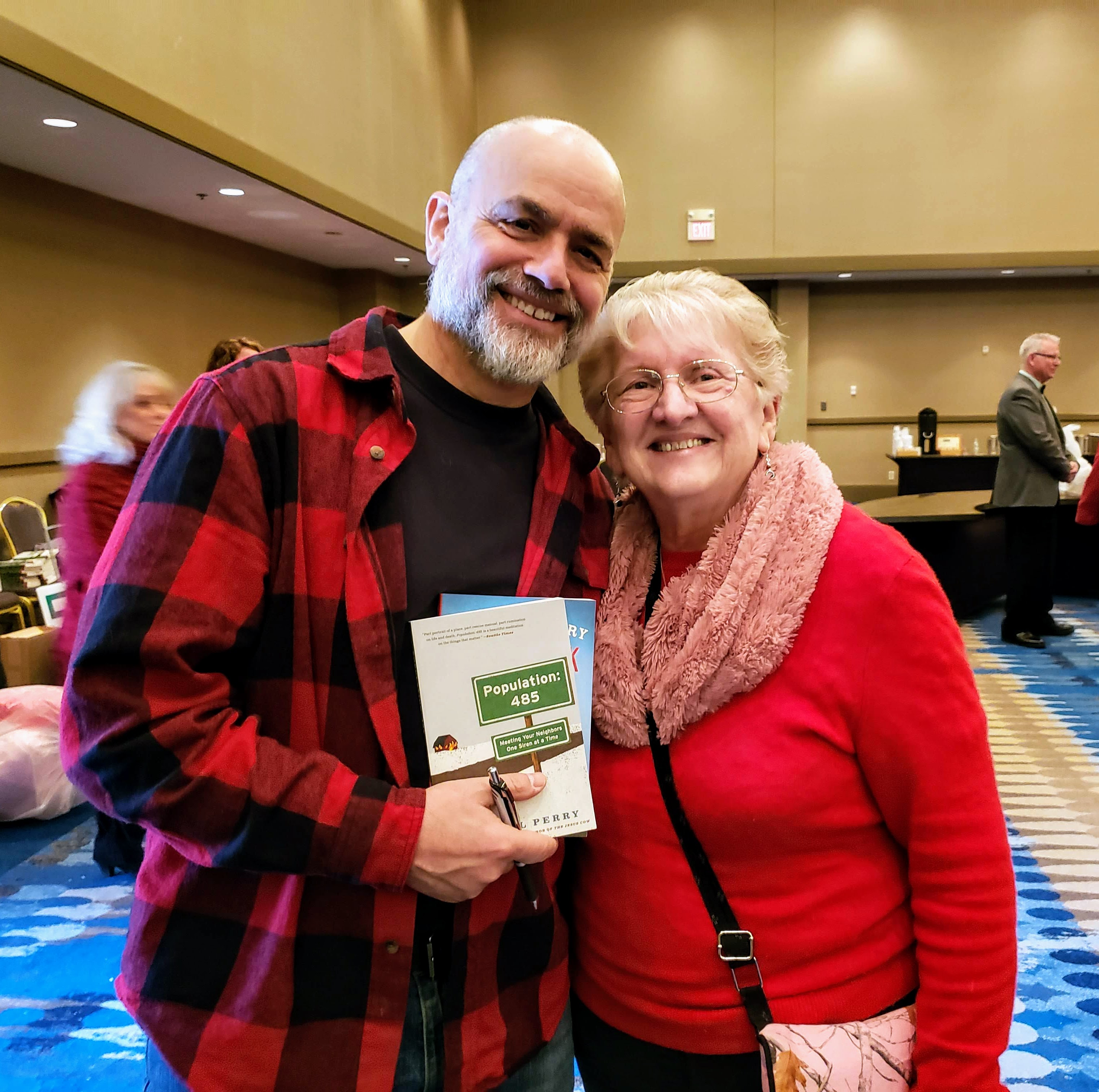 Meeting author Michael Perry | Susan Manzke