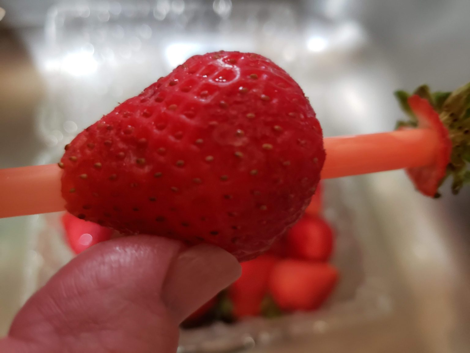 The straw and the strawberry | Susan Manzke